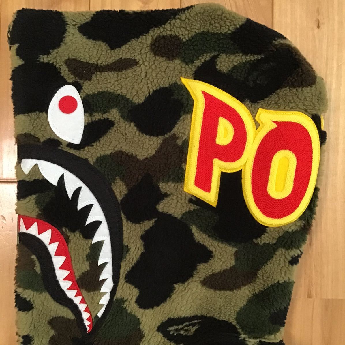 ボア シャーク パーカー Mサイズ BOA shark full zip hoodie a bathing ape BAPE camo エイプ ...