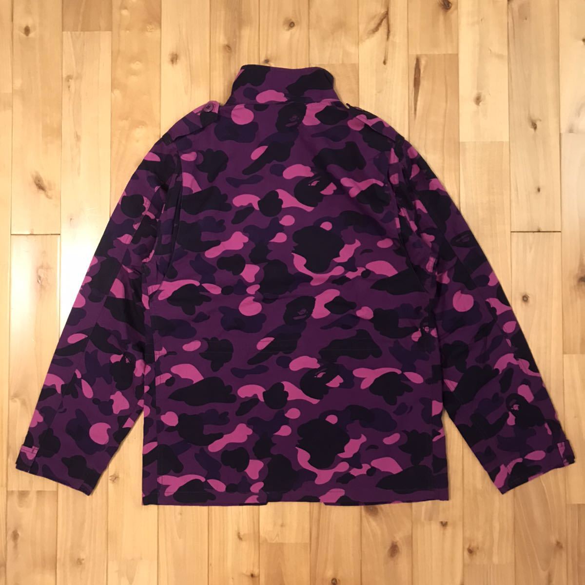 undefeated × BAPE M65 military jacket Mサイズ purple camo a bathing ape ...