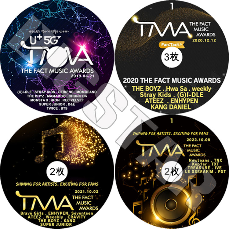 THE FACT MUSIC AWARDS 2019年-2022年 8枚セット | K-pop TV Live | kand