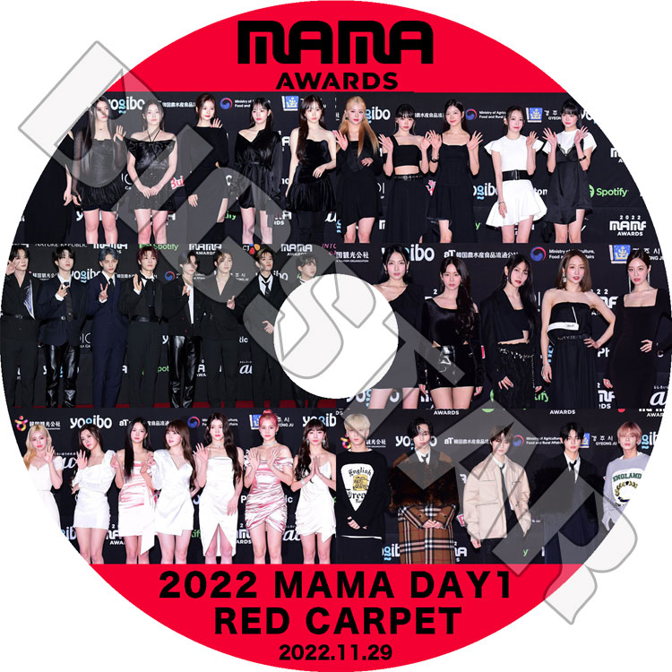 K-POP DVD 2022 MAMA Mnet Asia Music Awards DAY1-RED CARPET 2022.11.29 ...