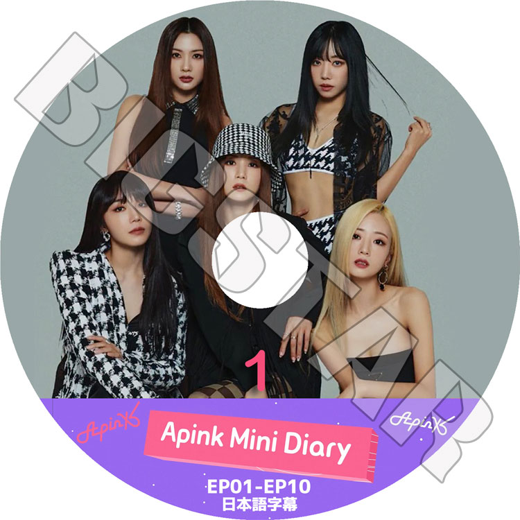 K-POP DVD Apink MINIDIARY #1 EP01-EP10 日本語字幕あり Apink エーピンク パクチョロン ChoRong ユンボミ BoMi チョンウンジ EunJi ...