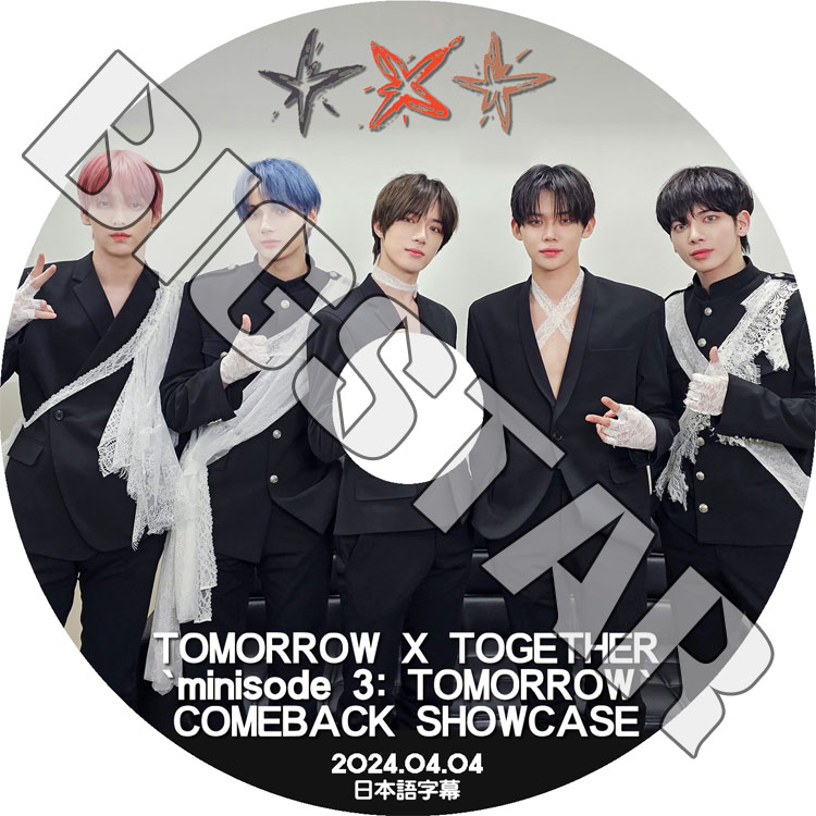 K-POP DVD TXT 2024 Comeback Showcase 2024.04.04 miniside3 TOMORROW 日本語 ...