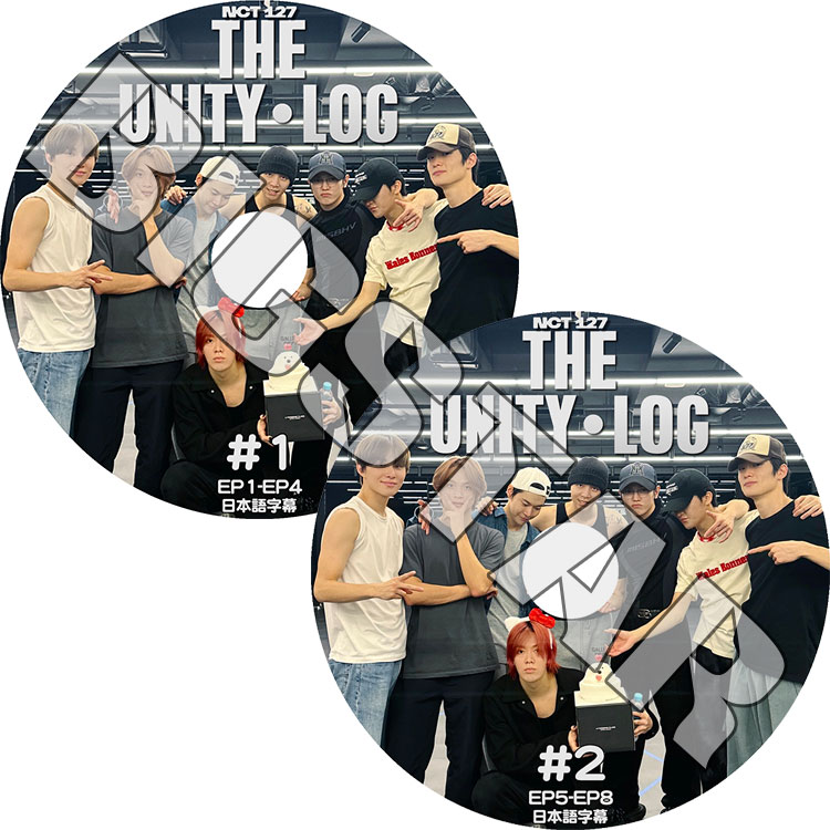 K-POP DVD NCT127 THE UNITY LOG 2枚SET EP1-EP8 日本語字幕あり NCT127 エヌシーティー127 ユウタ マーク ドヨン テヨン ジェヒョン テイル ...