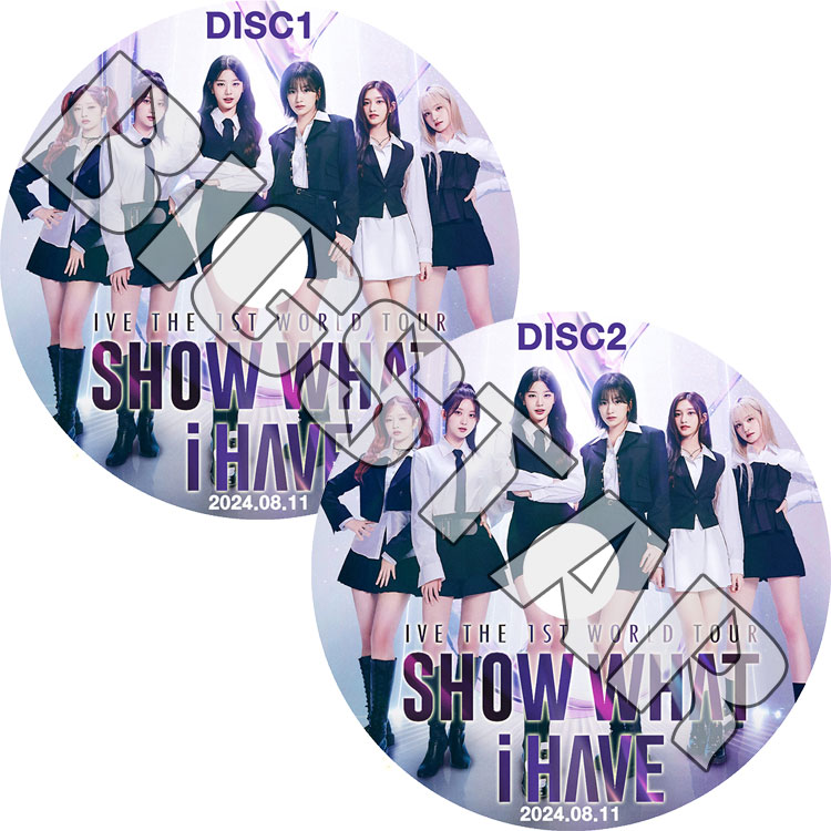 K-POP DVD IVE THE 1st WORLD TOUR 2枚SET 2024.08.11 アイブ ユジン ガウル レイ ウォニョン ...