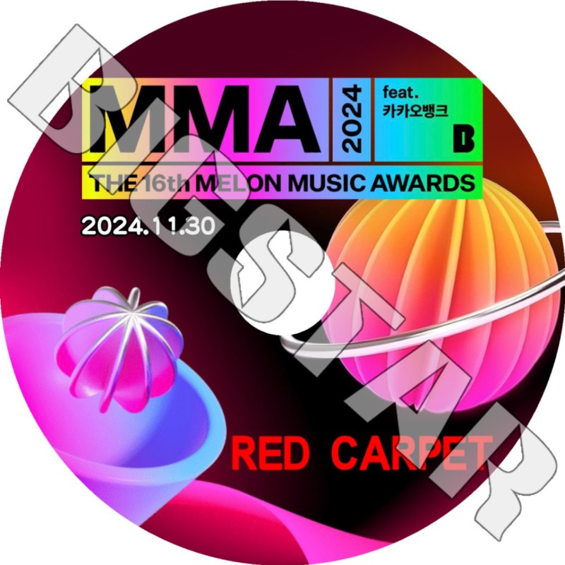 K-POP DVD 2024 Melon Music Awards RED CARPET 2024.11.30 IVE AESPA ATEEZ RIIZE (G)I-DLE ...