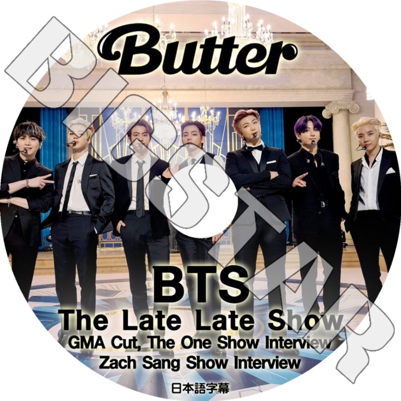 K-POP DVD BTS BUTTER THE LATE LATE SHOW 他 日本語字幕あり 防弾少年団 バンタン RM ジン JIN ...
