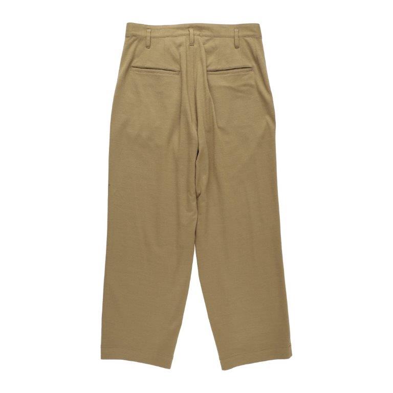 High Gauge Milled Wool Easy Slacks | KANEMASA PHIL. OFFICIAL ONLINE STORE