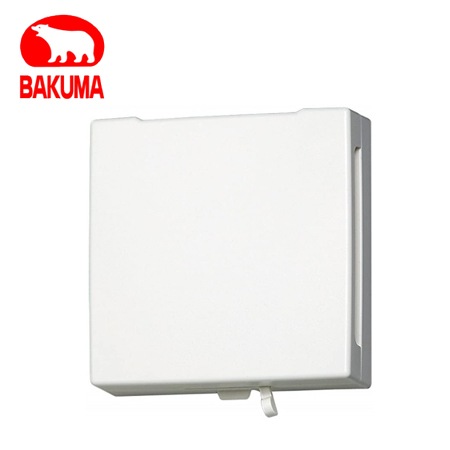 バクマ工業 RE-150J 樹脂製角型レジスター 自然給気用 標準型 壁面取付用 アイボリー | 換気扇,レジスター | ザイマ