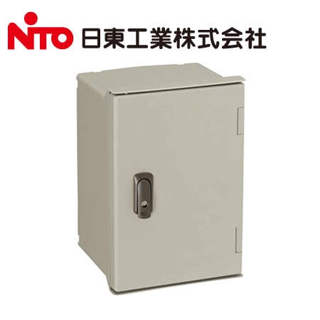 日東工業 PL16-23A PL形 高性能タイプ キー付 プラボックス 木製基板 ライトベーシュ色【取寄商品】 | 分電盤・ボックス,ボックス ...