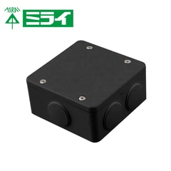 未来工業 PVK-ANPK PVKボックス（防水タイプ） ブラック【取寄商品】｜ザイマ【公式】