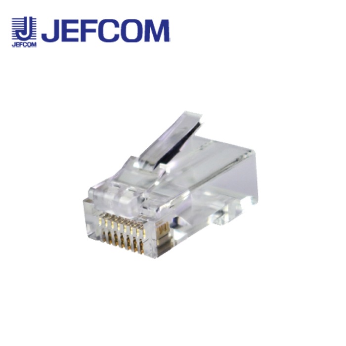 ジェフコム MJHA-808TC カテゴリー6モジュラープラグ（貫通タイプ） 25個入【取寄商品】｜ザイマ【公式】