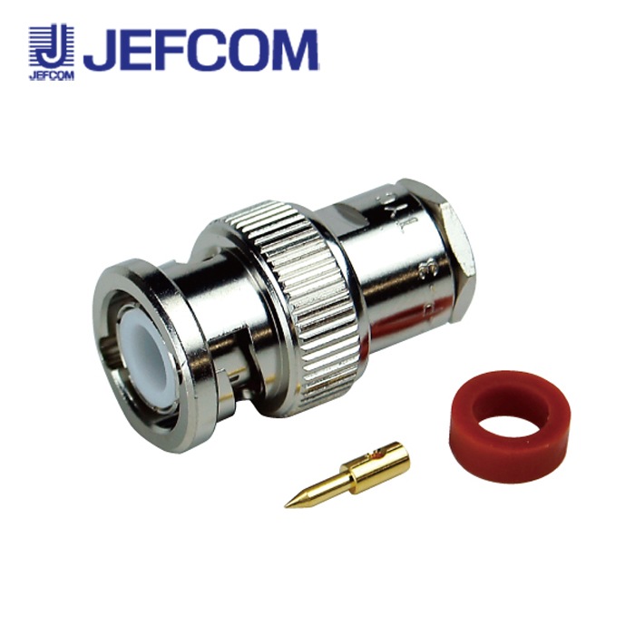 ジェフコム LBNC-3DS BNC型ストレートプラグ 2個入【取寄商品】 | TV共聴・インターホン,TV共聴,プラグ・コネクタ | ザイマ