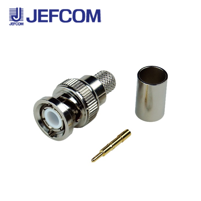 ジェフコム LBNC-5D-2P BNC型ストレートプラグ 2個入【取寄商品】 | TV共聴・インターホン,TV共聴,プラグ・コネクタ | ザイマ