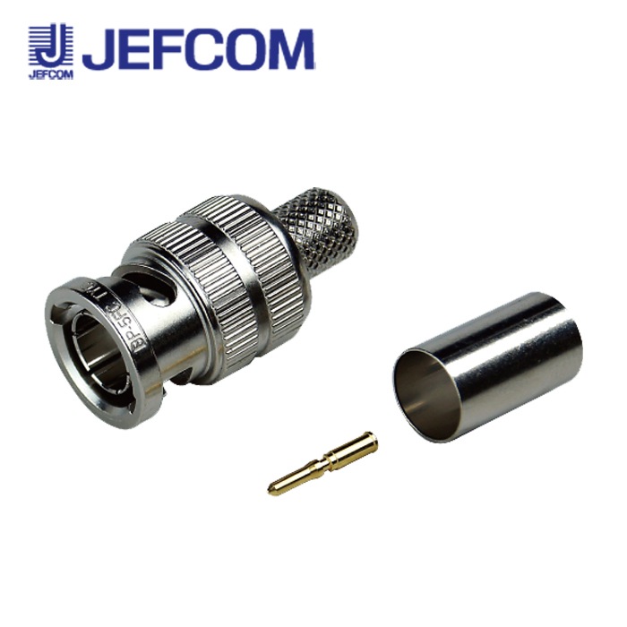 ジェフコム LBNC-5F-3G BNC型ストレートプラグ 2個入【取寄商品】 | TV共聴・インターホン,TV共聴,プラグ・コネクタ | ザイマ