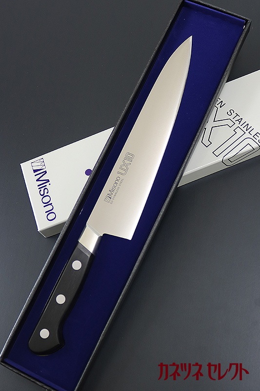 ミソノ UX10 牛刀210mm (No.712) | 包丁,洋包丁,牛刀 (剣型) | カネツネセレクト
