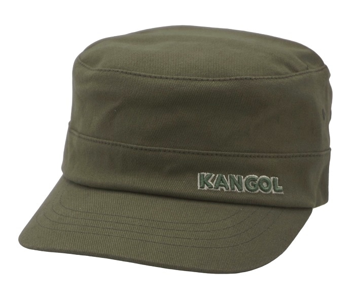KANGOL カンゴール ワークキャップ COTTON TWILL ARMY CAP コットン ツイル アーミーキャップ アーミーグリーン