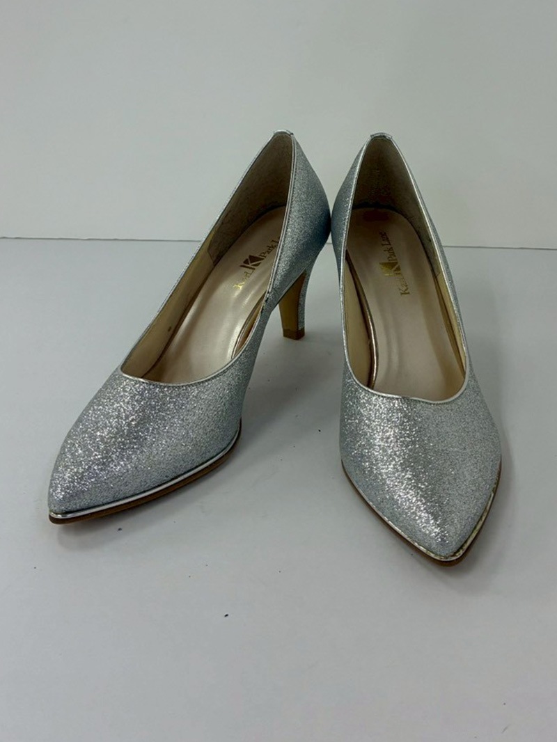 【訳あり】グリッターパンプス(80071A/シルバー/24㎝)｜KarLParkLane Style ONLINE SHOP