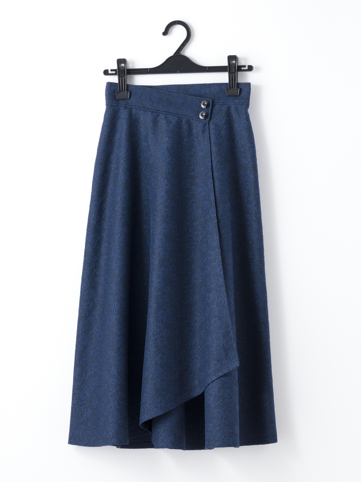 均一価格】杢調ジャガード巻風フレアースカート＜春夏物アウトレット