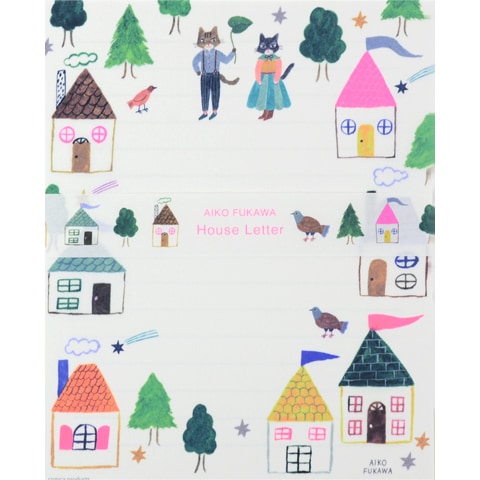 Aiko Fukawa レターセット House Letter（家）｜恵文社一乗寺店 オンラインショップ