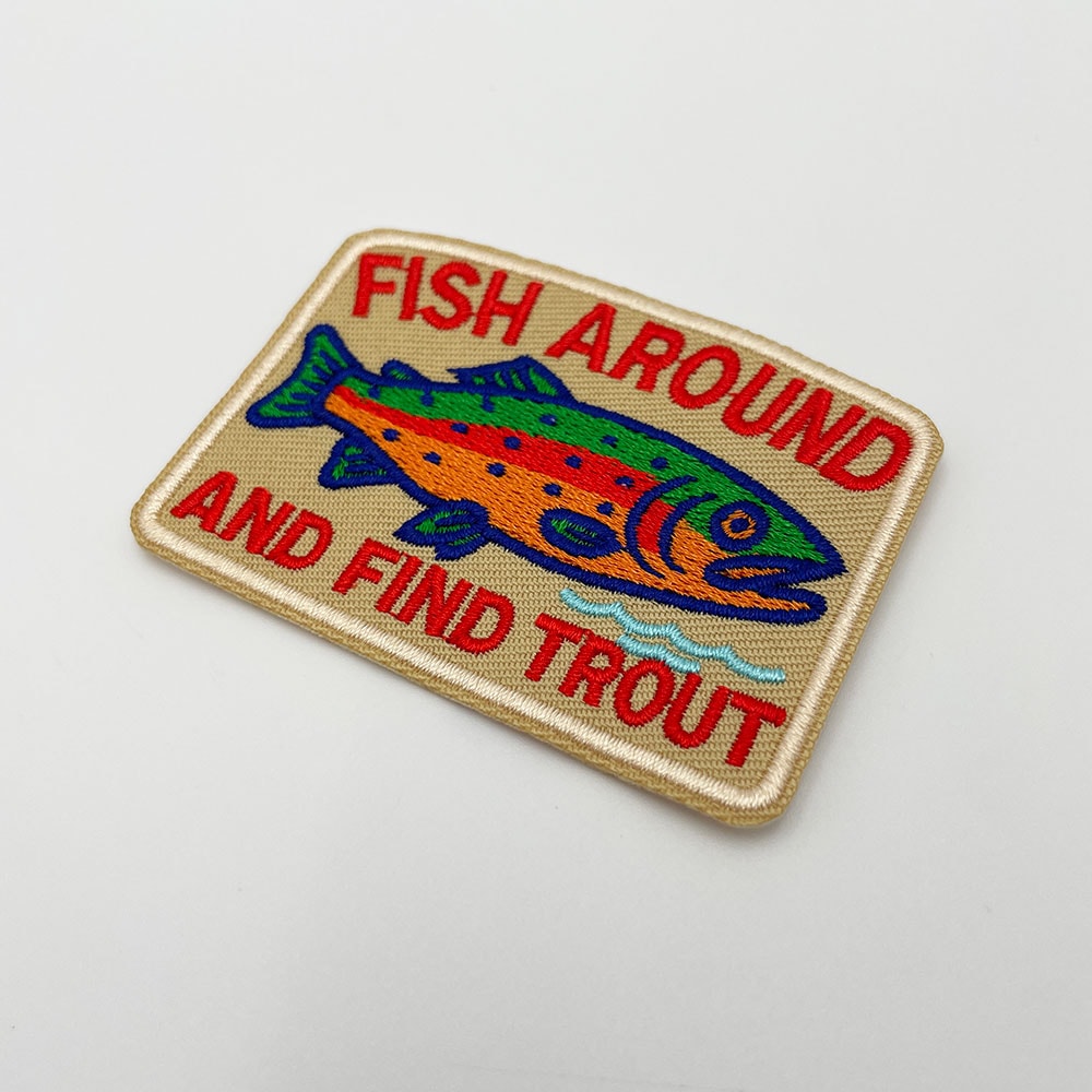 FISH AROUND AND FIND TROUT PATCH (ワッペン)