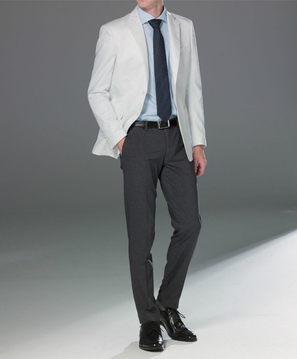 Naway ナウェイ ナガイレーベン FD-4080 男子テーラードジャケット S～BL 医療ユニフォーム 診察衣 実験衣