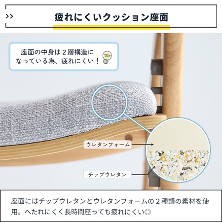 【E-toko】キッズチェア（スタンダード）｜JUC-3686｜子供向けの学習椅子｜高さ調節｜ダイニングチェア｜住宅｜店舗｜勉強【公式HAPSENT】