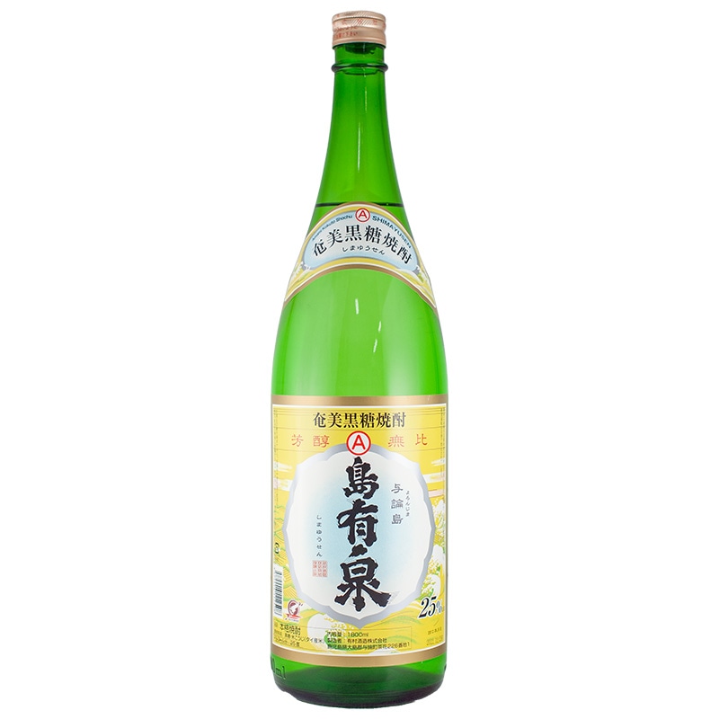 島有泉 黒糖焼酎 25度 1800ml 有村酒造 | 横浜君嶋屋オンラインショップ