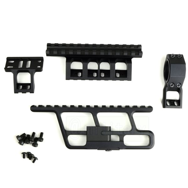 AK-307 タイプ フルレングス オプティックマウント forAK [フルCNC] ブラック | エアガン,ミリタリー用品専門ショップ ...