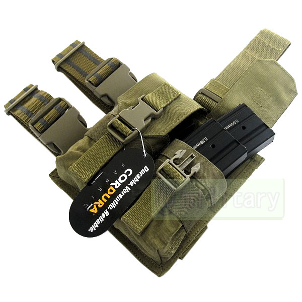 FLYYE Molle Drop Leg M4/M16 MAG Pouch KH | エアガン,ミリタリー用品専門ショップ SAMURAI