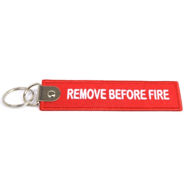 REMOVE BEFORE FIRE [MK.18 CQBR] フラッグキーホルダー | エアガン,ミリタリー用品専門ショップ SAMURAI
