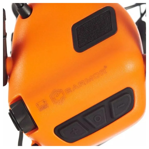 OPSMEN EARMOR M32 PLUS Tactical Headset 無線通信用電子イヤーマフ ビビットオレンジ | エアガン ...