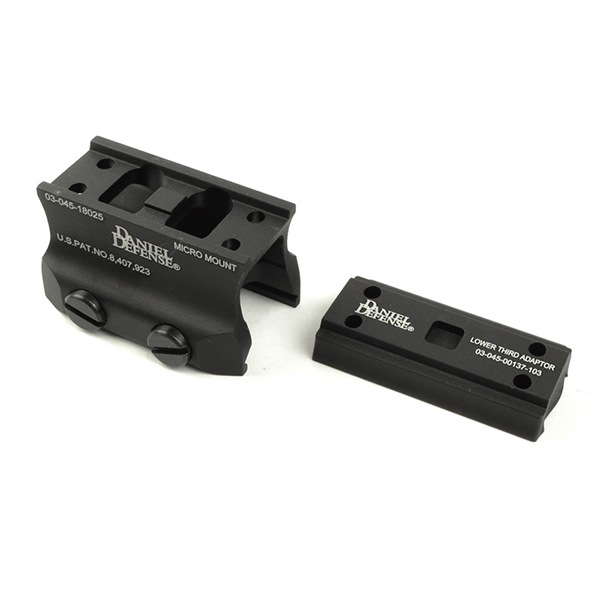 Z&Z Daniel Defense タイプ T1/T2 マイクロマウント ブラック | エアガン,ミリタリー用品専門ショップ SAMURAI