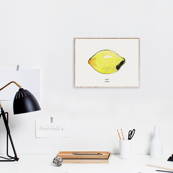 【キャンペーン対象】【お取り寄せ】Paper Collective×MADO (マド) ポスター 【40×30】 Soft Gallery Lemon|MADO - Softgallery ...