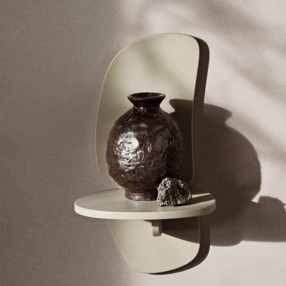 【お取り寄せ / ヴァーダントグリーン：国内在庫あり】 Ferm Living (ファームリビング) Pilu shelf (ピル シェルフ) L カシミア/ヴァーダントグリーン/ローズ 北欧 ...