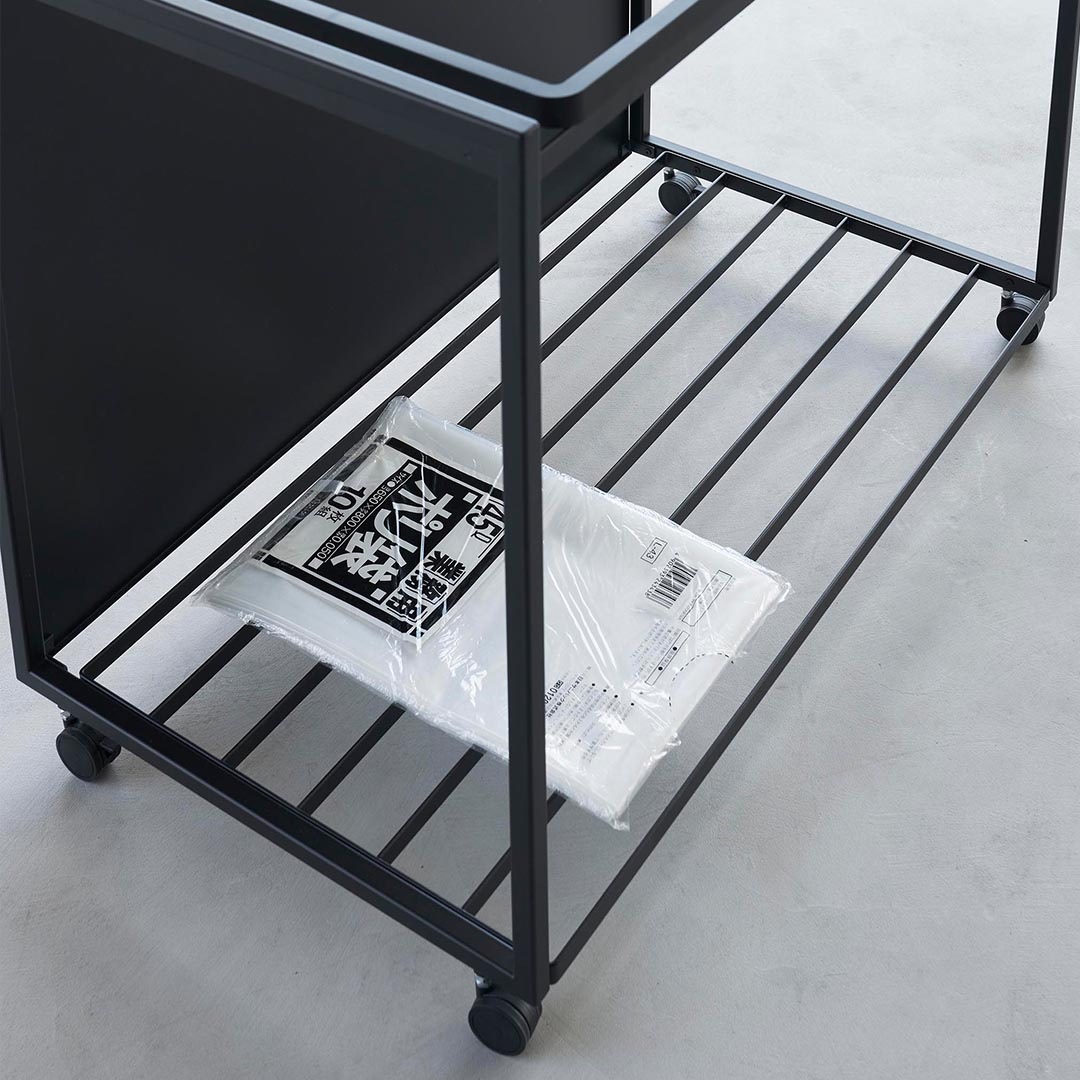 【お取り寄せ】山崎実業 tower 目隠し分別ダストワゴン45L 3分別 ホワイト/ブラック 収納/ごみ箱/キッチン|山崎実業 - tower 目隠し分別ダストワゴン |北欧雑貨＆インテリアの ...