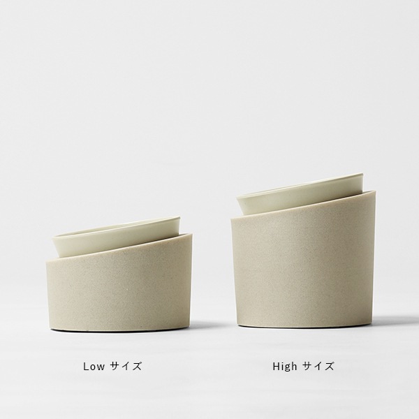 ideaco (イデアコ) Pet Feeder ウォーター Low/High サンドホワイト スタンド付きウォーターボウル|ideaco - Pet Feeder |北欧雑貨＆インテリアの ...