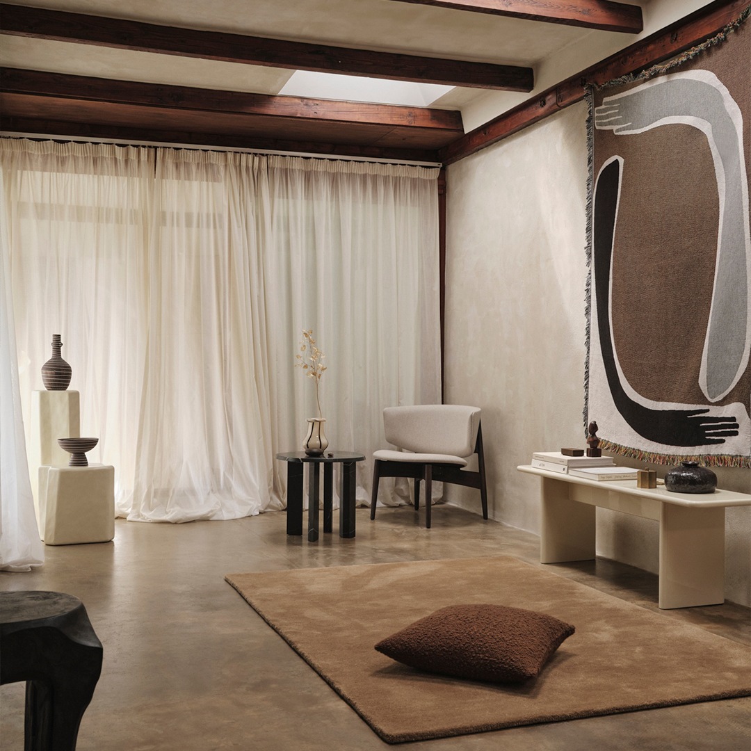 【お取り寄せ】 Ferm Living (ファームリビング) Pose Tapestry Blanket (ポーズ タペストリーブランケット ...