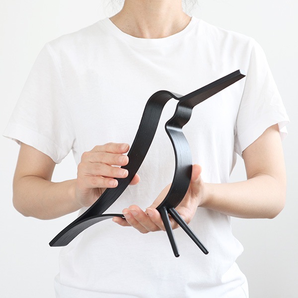 Cooee Design (クーイーデザイン) Woody Bird (ウッディバード) Large オーク/ブラックオーク/ホワイト 北欧 ...