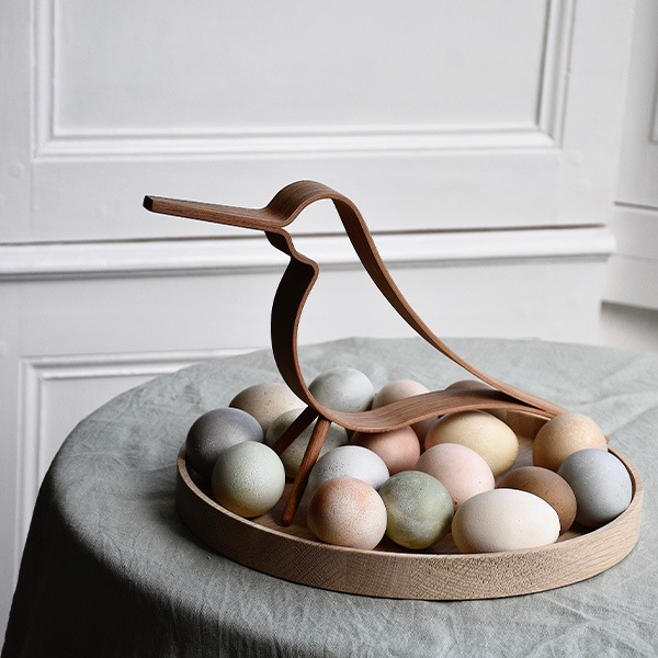 Cooee Design (クーイーデザイン) Woody Bird (ウッディバード) Large オーク/ブラックオーク/ホワイト 北欧 ...