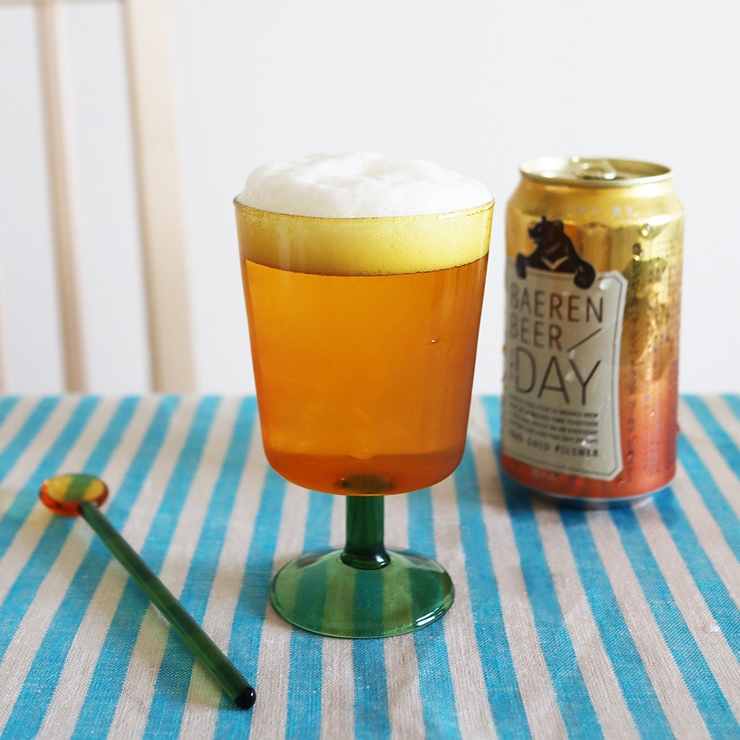 La Magiee (ラ・マジー) ゴブレット ブルー/イエロー/ピンク ガラス食器/耐熱/グラス/デザートカップ| Two-tone Color Glassware |北欧雑貨＆インテリアの ...