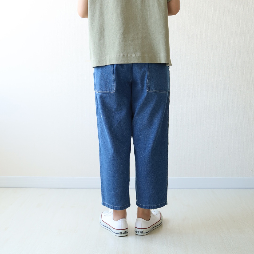 kermu (ケルム) コクーンデニムパンツ ブリーチ/インディゴ|kermu |北欧雑貨＆インテリアのオンラインショップ【KOZLIFE】