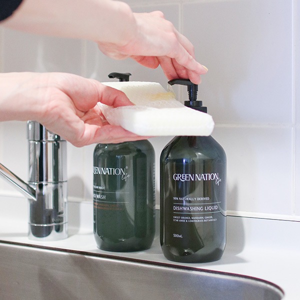 GREEN NATION Life (グリーンネーション ライフ) ディッシュウォッシュ 500ml スイートオレンジ&レモングラス アロマ ...