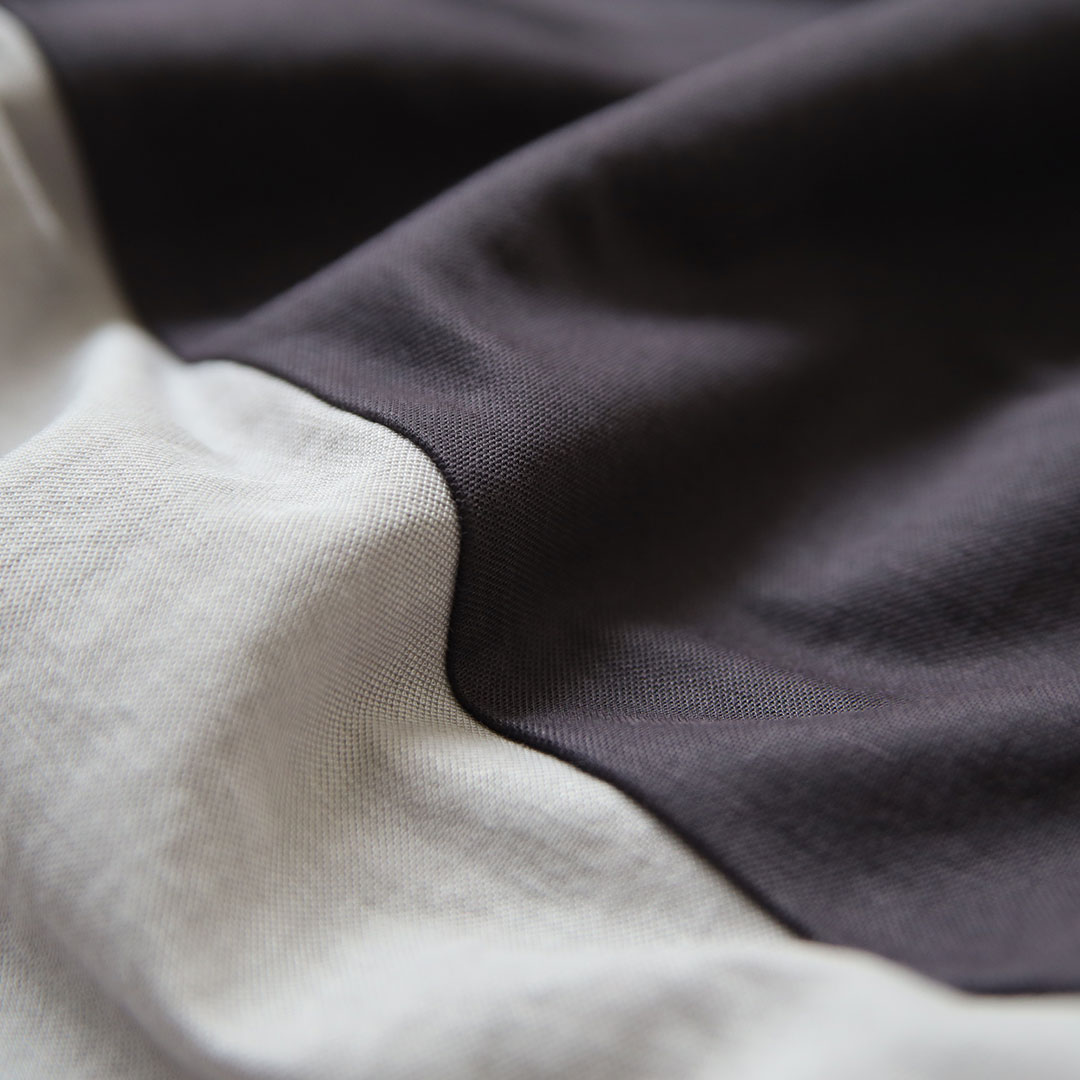 Sans Souci 34+ (サンスーシ) 接触冷感ゆったりシルエットプルオーバー ブラック/チャコールグレー|Sans Souci 34+ |北欧雑貨＆インテリアのオンラインショップ ...