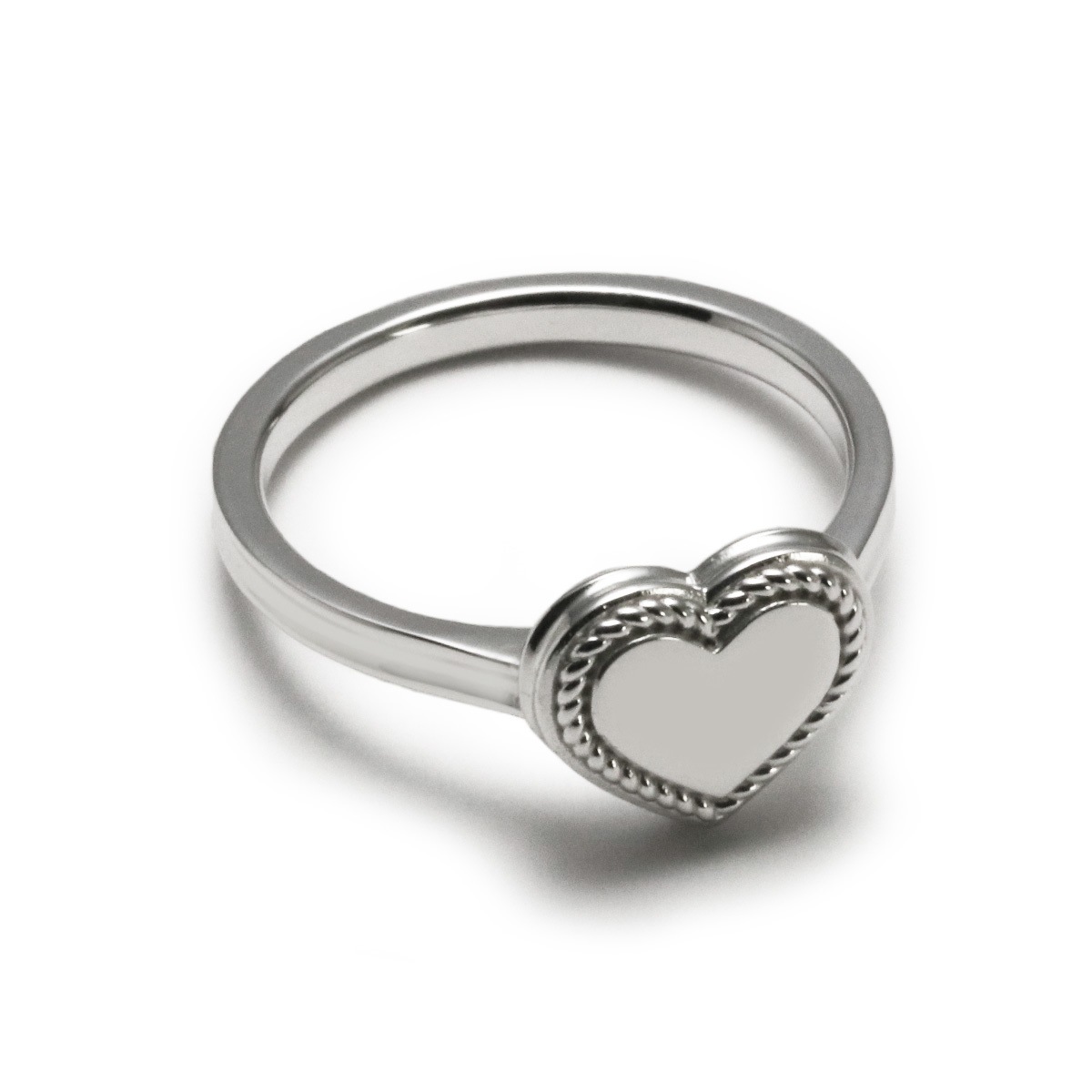 HEART ENCLOSED SIGNET RING "NARROW" | HOOT,RING | 甲府宝飾 | 品揃え豊富なハンドメイド ...