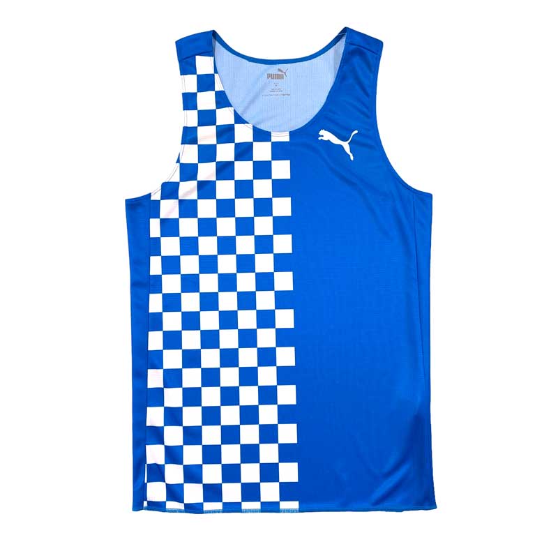 プーマ シングレット SINGLET HF CHECKER M PUMA コイケスポーツオリジナル メンズランニングウェア wpu ...