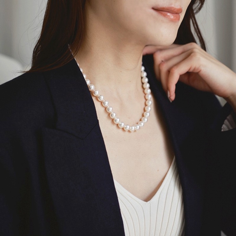 calvina(カルヴィナ) アコヤパールホワイト最高級ネックレス｜自由が丘COUGUE（クーゲ）