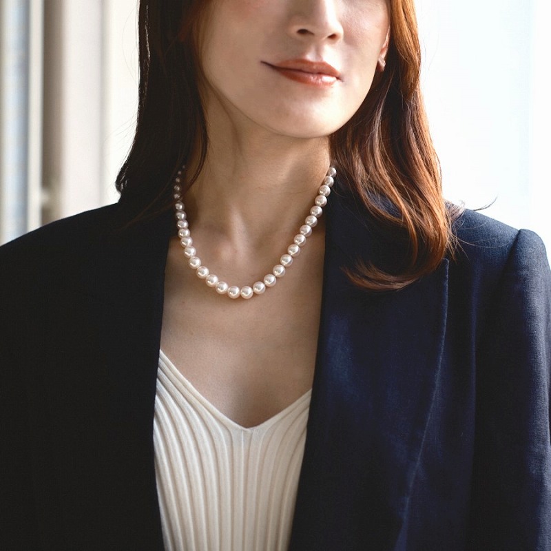 calvina(カルヴィナ) アコヤパールホワイト最高級ネックレス｜自由が丘COUGUE（クーゲ）