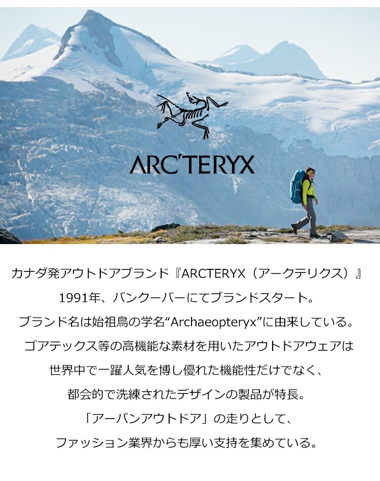 アークテリクス アロー22 バックパック リュック アロー 22 デイパック リュックサック おしゃれ 通勤 通学 メンズ レディース ステルスブラック ARC'TERYX ARRO22 ...