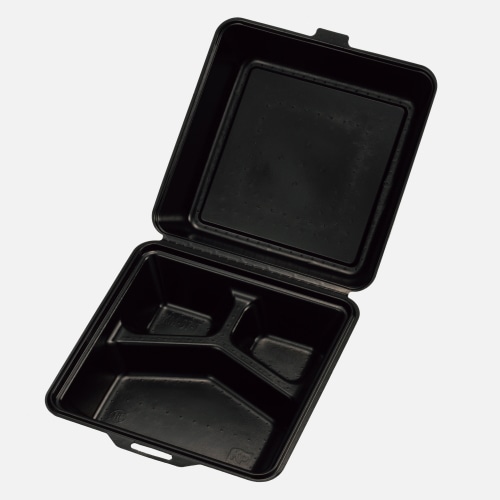 パルプモールド KM-57-Tブラック｜テイクアウト容器の通販Pakumo（パクモ）｜旧＋KP