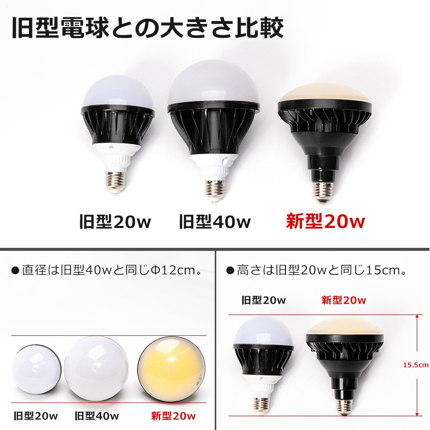 LED電球 20w 3000k オレンジ発光 E26口金 DC12v/24v 対応 防水性能 IP65 | 船舶用品,船舶用電球/航海灯 | Ksgarage